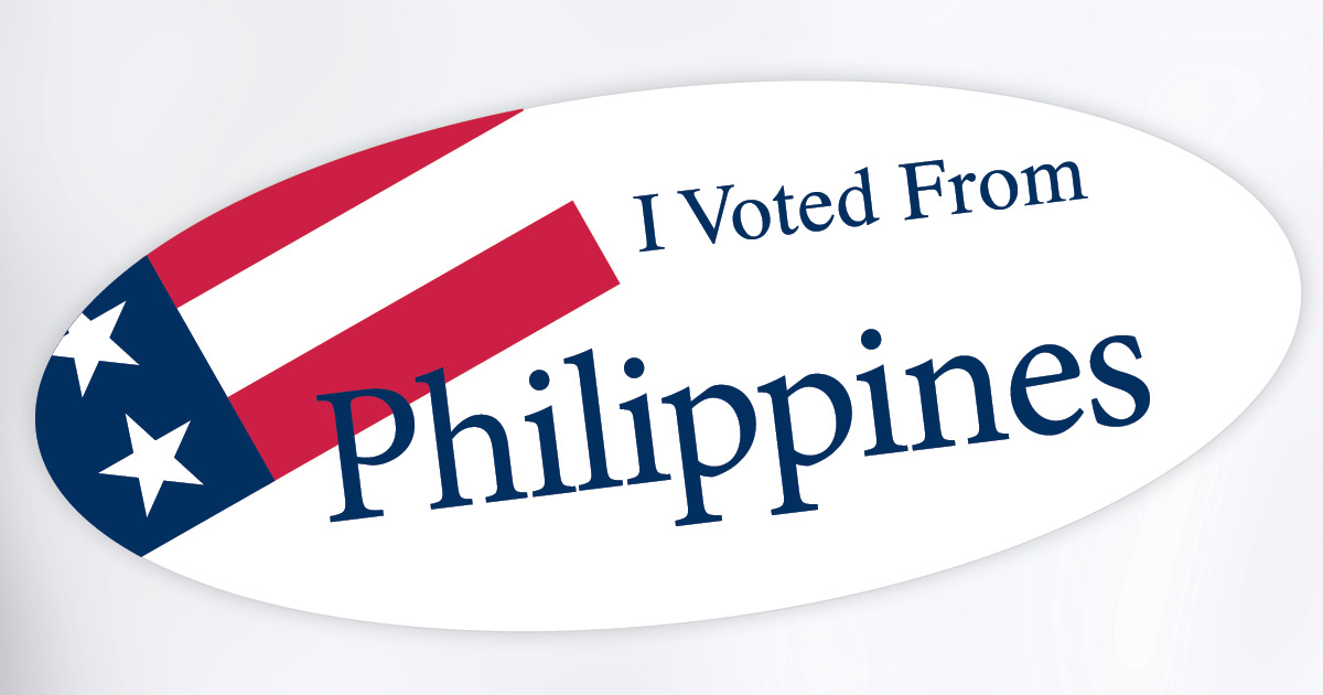 I Voted From Sticker