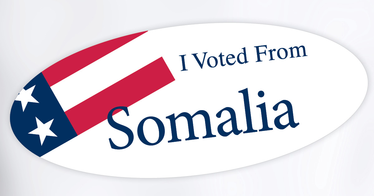 I Voted From Sticker